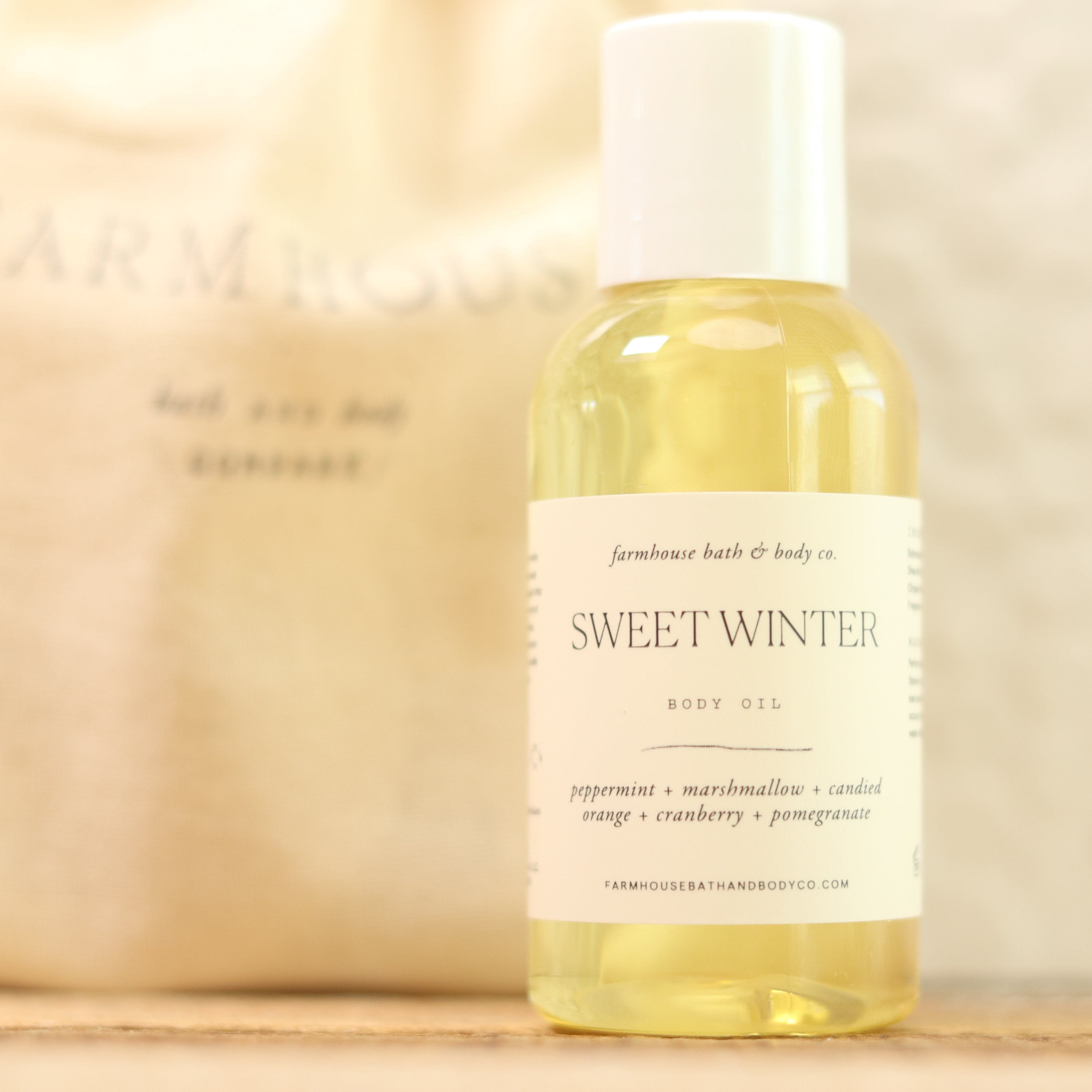 Sweet Winter - Mini Body Oil – Farmhouse Bath and Body Co.
