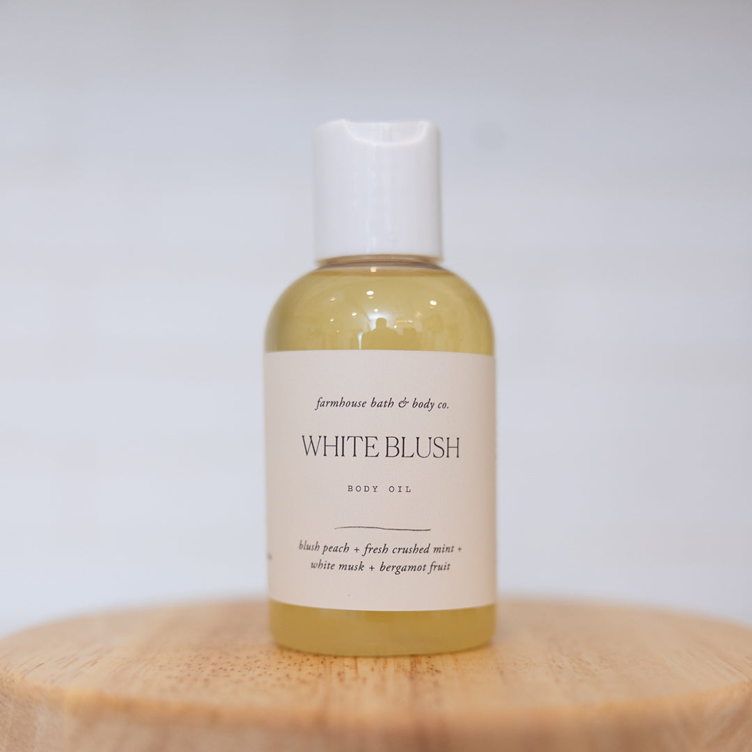White Blush - Body Oil – Farmhouse Bath and Body Co.